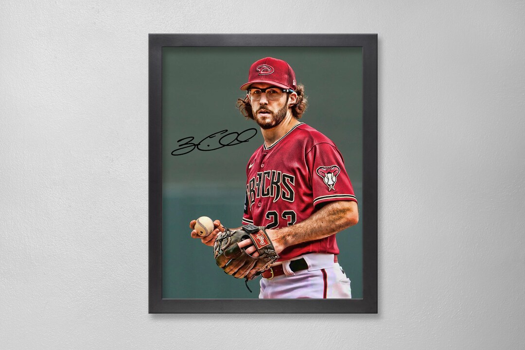 Zac Gallen Arizona Diamondbacks Poster Art Autographed MLB 4x6, 5x7 ...