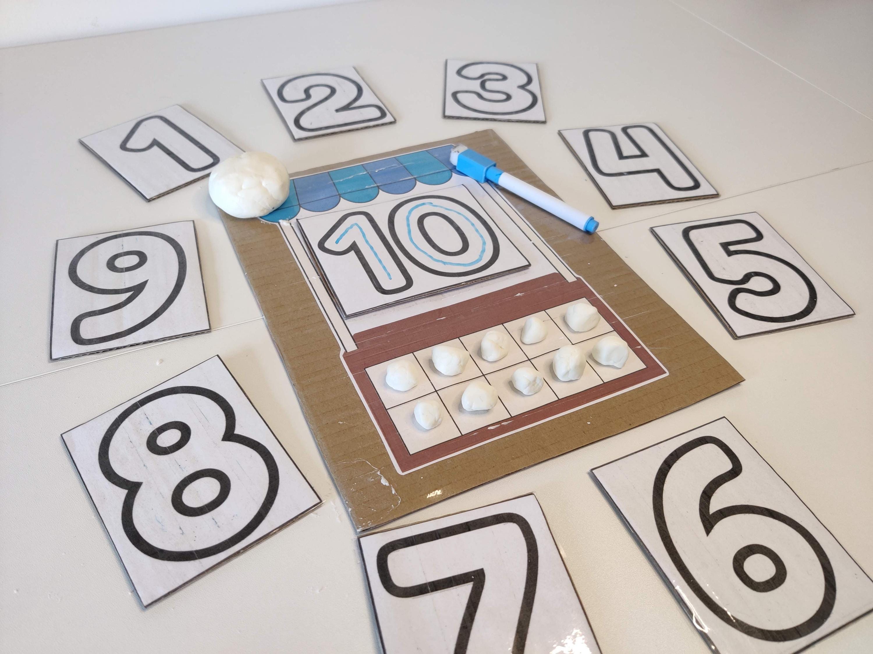 Winter Number Activity | Snowball Market Math Game (PDF) - Etsy