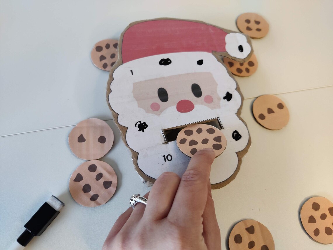 Feed Santa | Printable PDF | Downloadable Template | Number Recognition ...