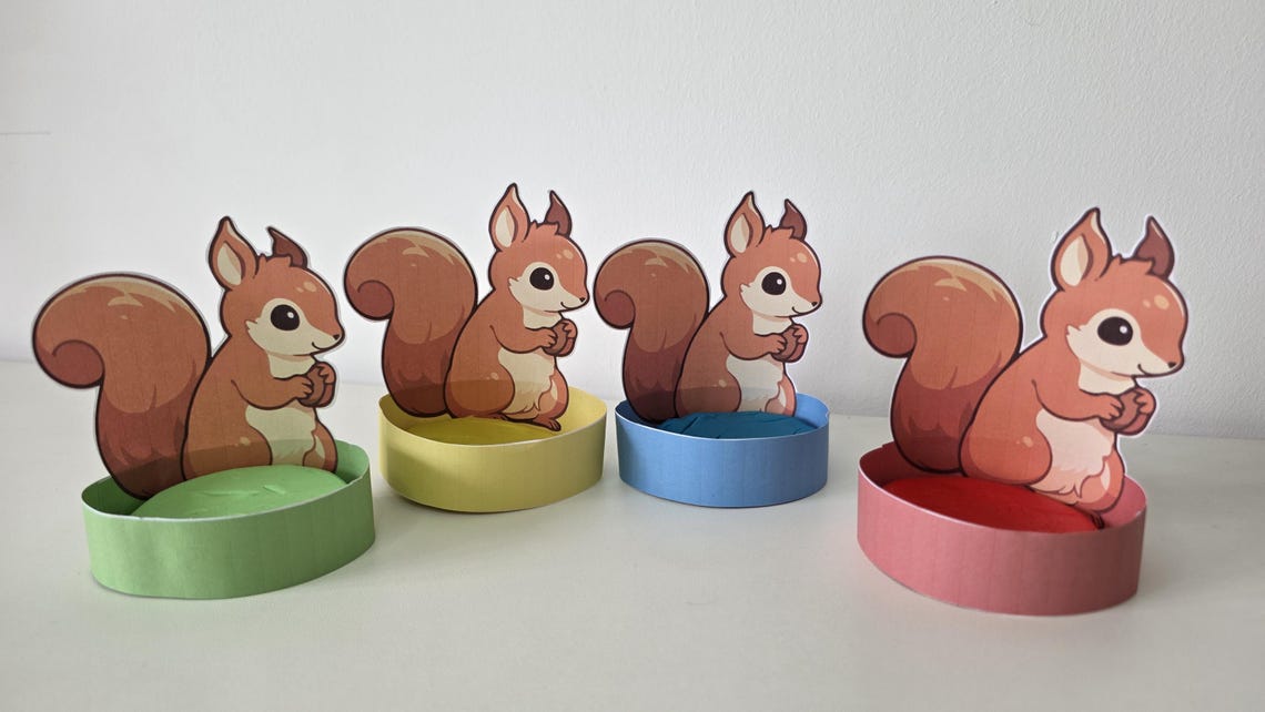 Printable Fall Activity for Preschoolers | Autumn Color Sorting Acorn ...