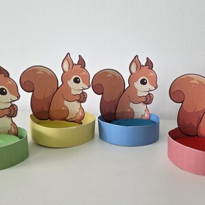 Printable Fall Activity for Preschoolers | Autumn Color Sorting Acorn ...