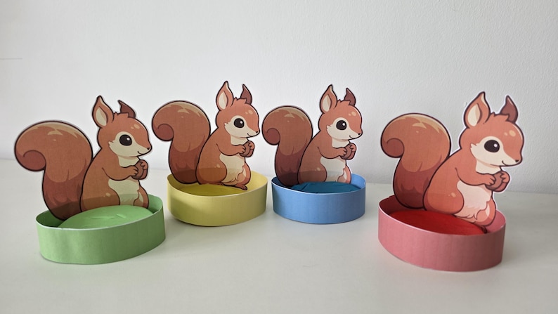 Printable Fall Activity for Preschoolers | Autumn Color Sorting Acorn ...