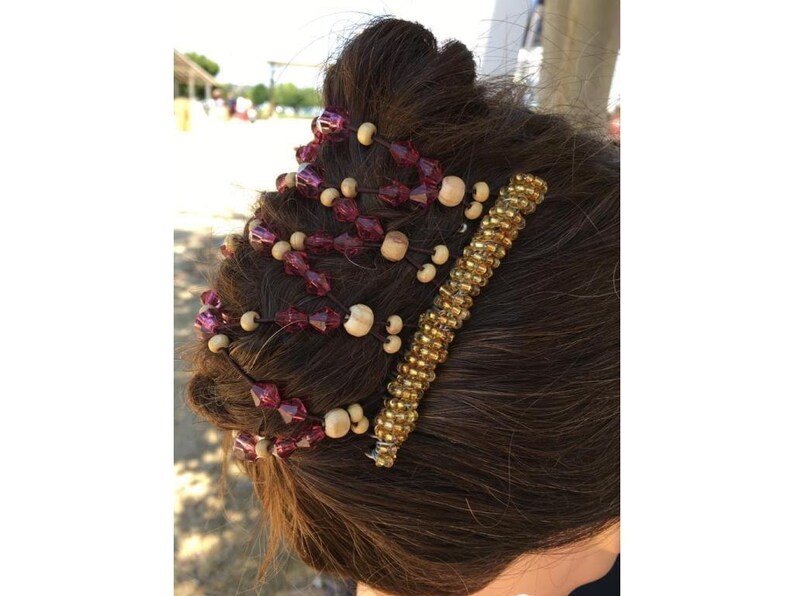 African Butterfly Wire Hair Clip 9 Tong 690 large - Etsy