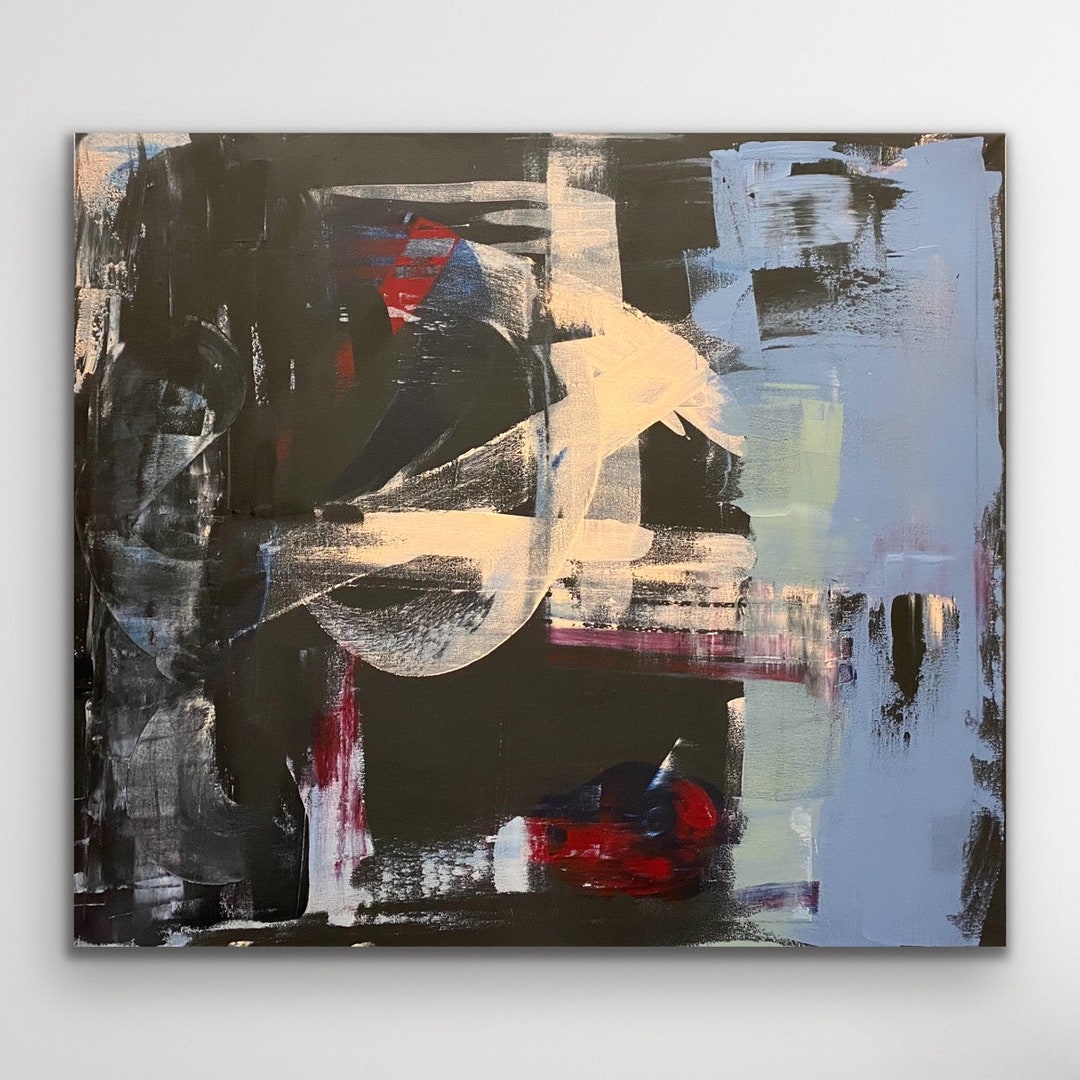 What is Hidden Underneath - Medium Canvas Painting 70x80cm - Etsy