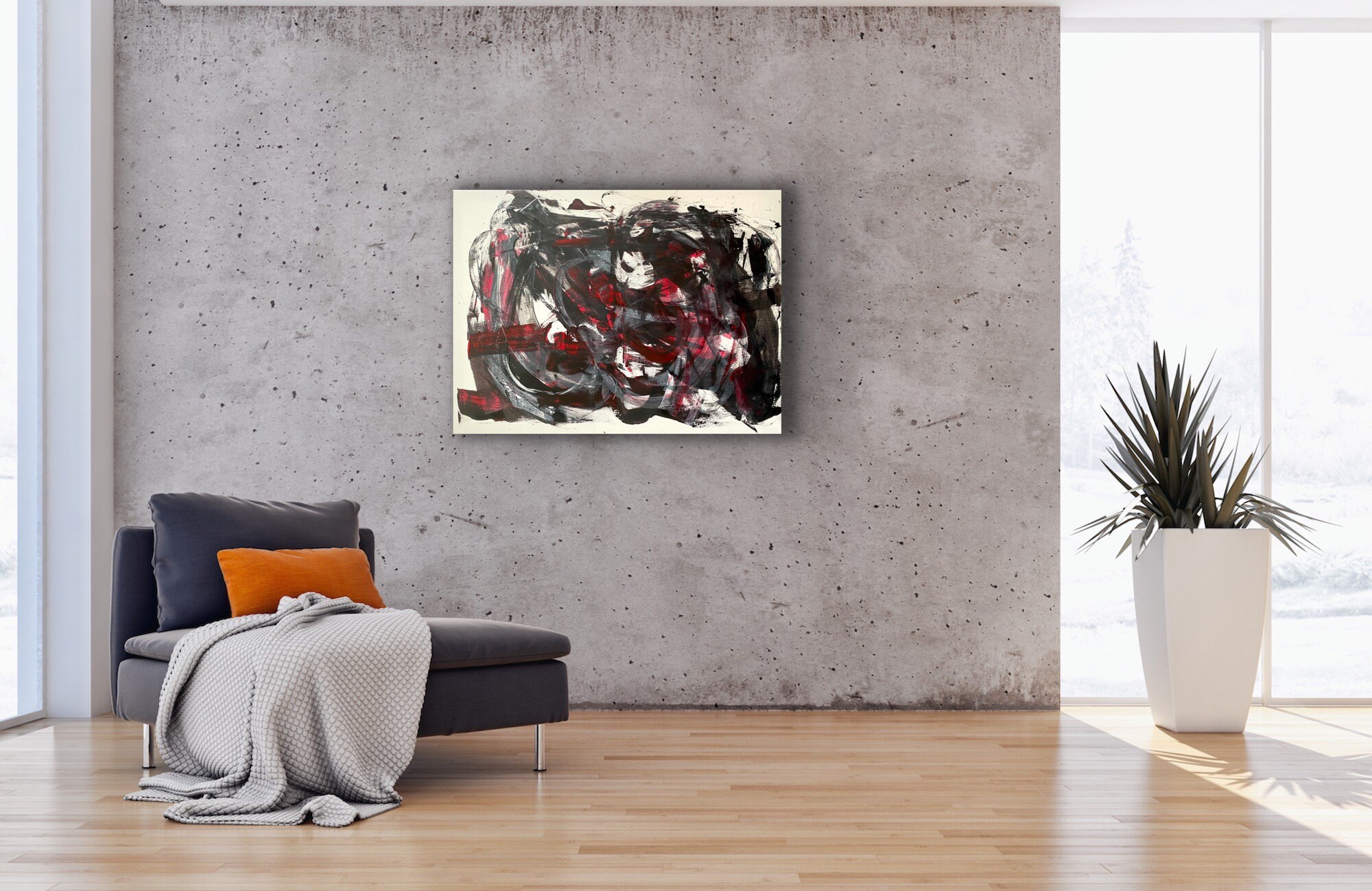 Infinity - Large Canvas Painting 65x90cm - Etsy UK