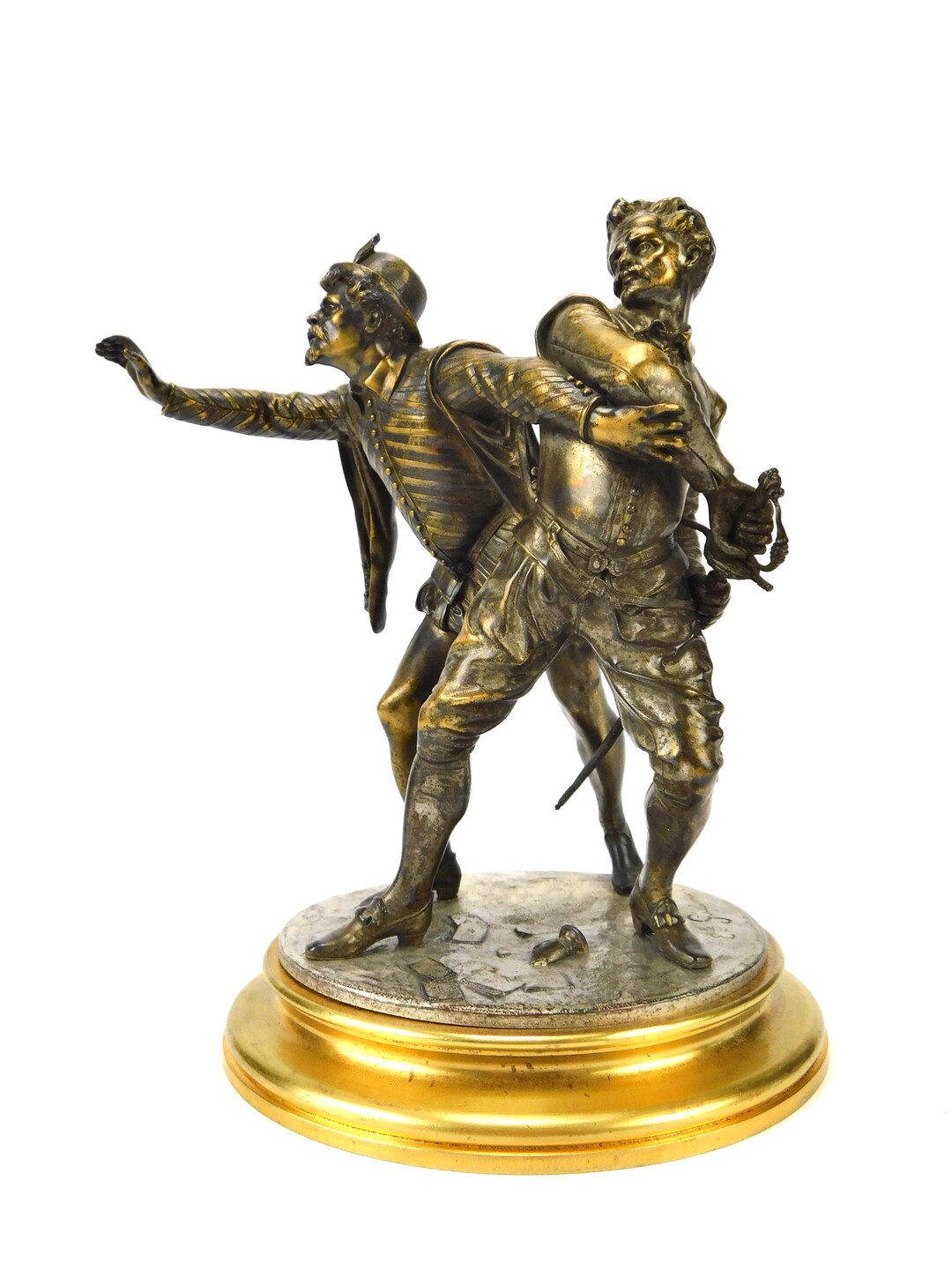 Antique 19 Century French France Bronze Statue Sculpture Art Signed E ...