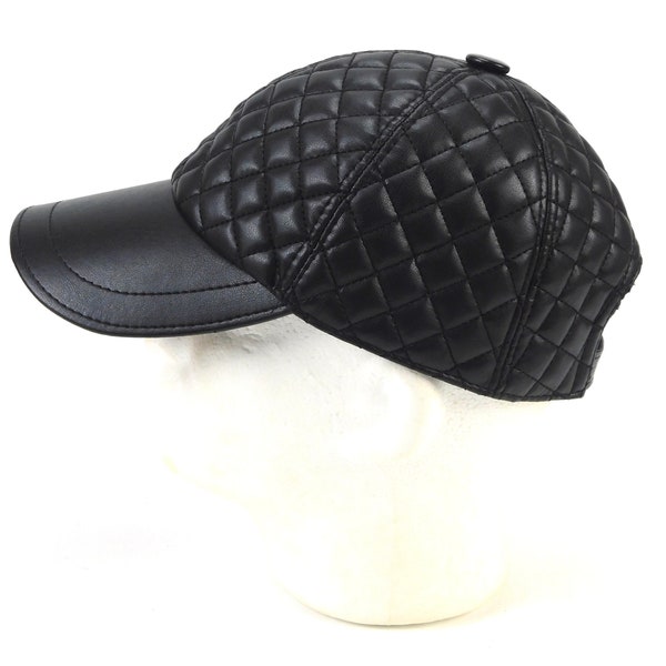 Leather Baseball Cap - Etsy