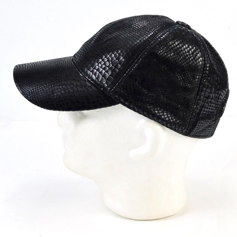 Leather Baseball Cap - Etsy