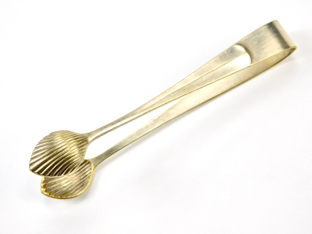 Antique Vintage Old Silver Sugar Tongs Serving Utensils Gift for Home ...