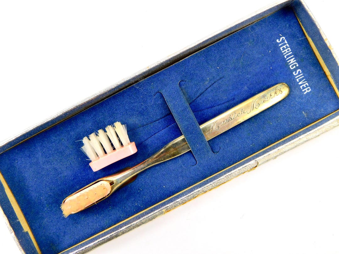 Antique Old US or European Master Marks Sterling Silver Baby Tooth ...