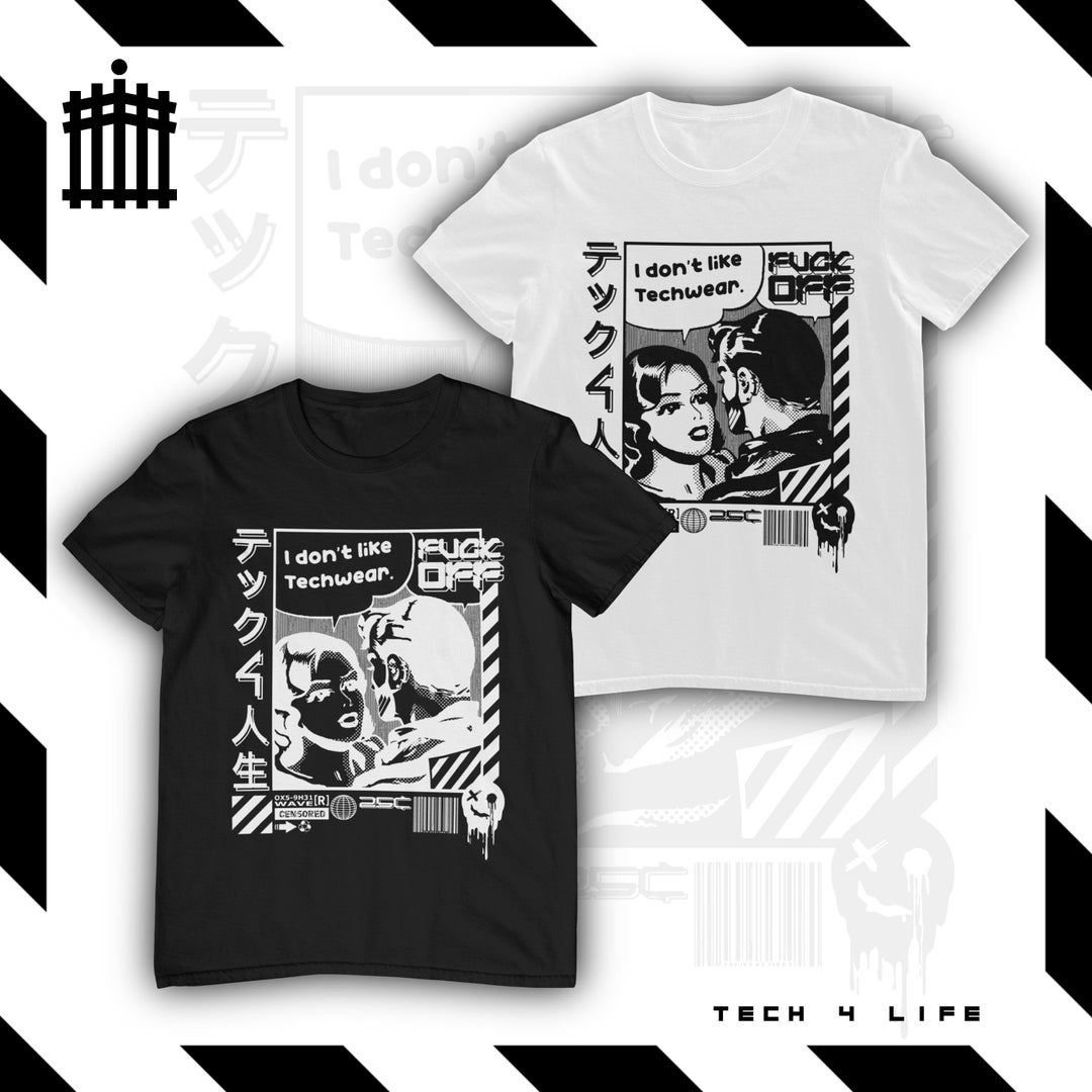 Tech 4 Life - Techwear T-shirt - Warcore T Shirt - Alternative Tshirt ...