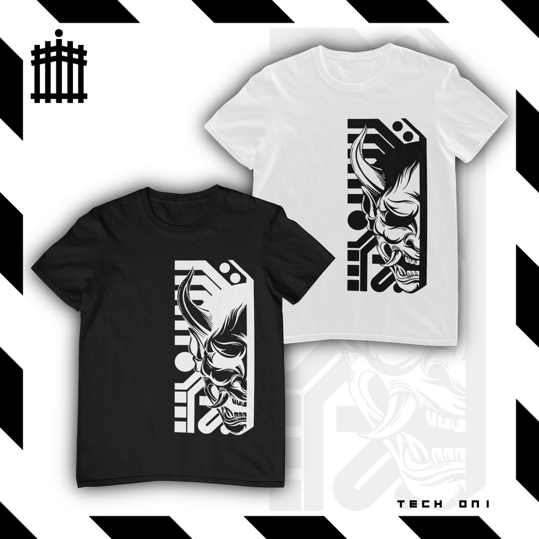 Tech Oni - Techwear T-shirt - Gothic T Shirt - Alternative Tshirt ...