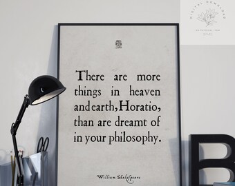 William Shakespeare Hamlet Art Print - Etsy UK