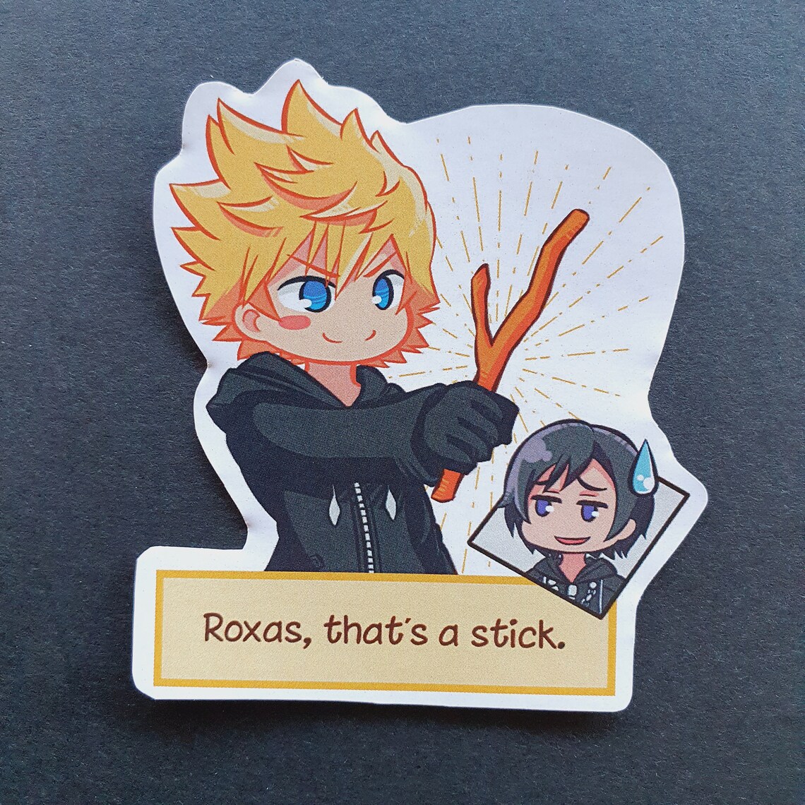 Kingdom Hearts Roxas Funny Stickers - Etsy