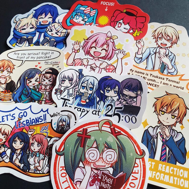 Project Sekai Stickers - Etsy