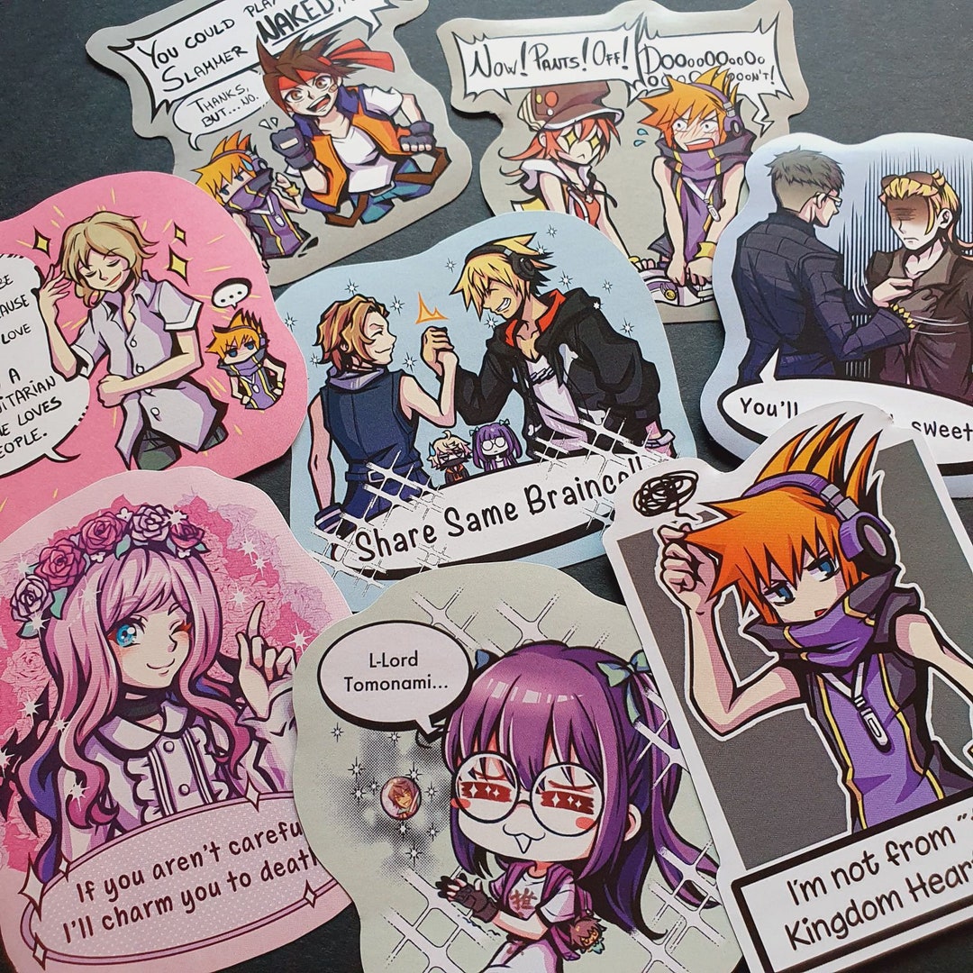 TWEWY Funny Stickers - Etsy