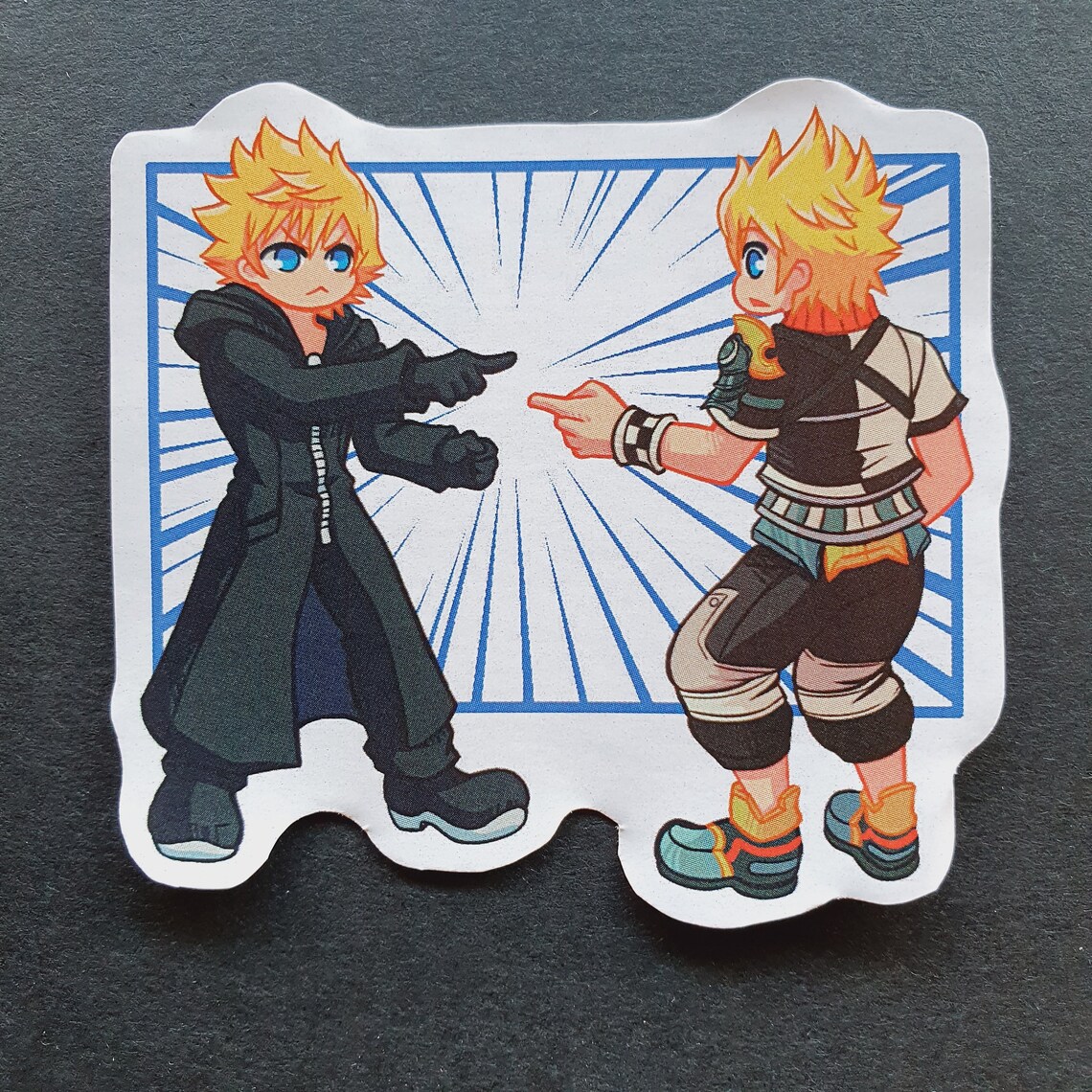 Kingdom Hearts Roxas Funny Stickers - Etsy