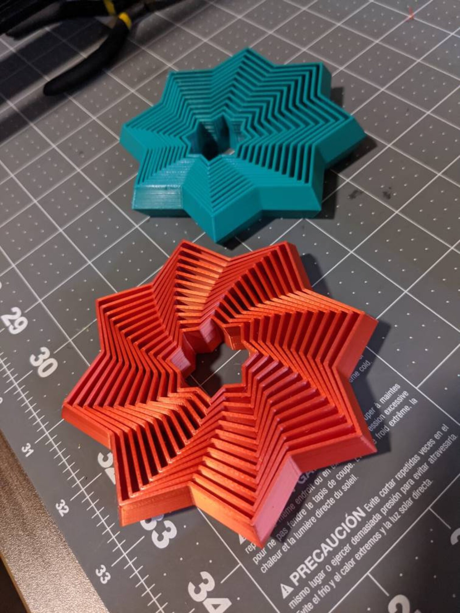 3D Printed Fidget Star Desk toy | Etsy