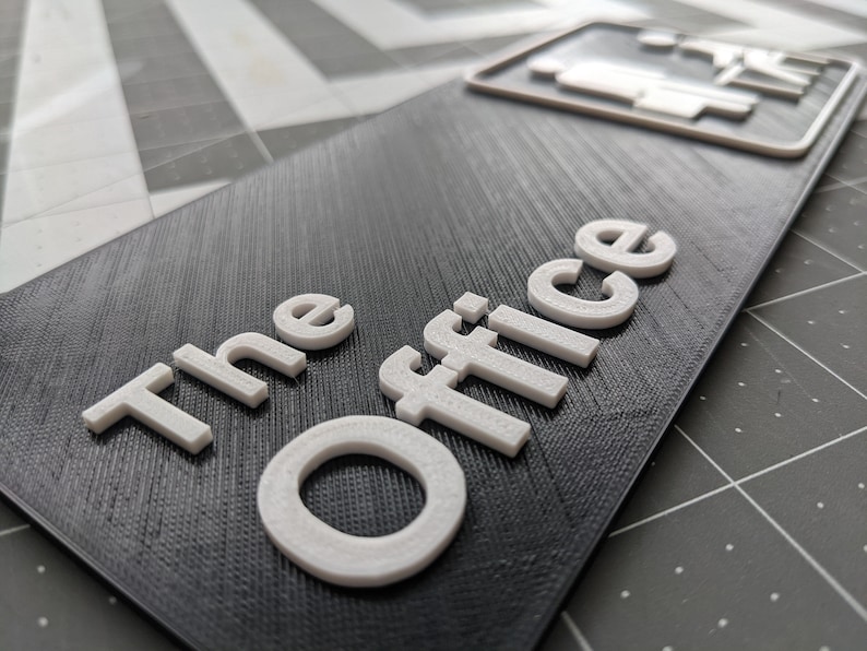 3D Printed the Office Door Sign Original or | Etsy