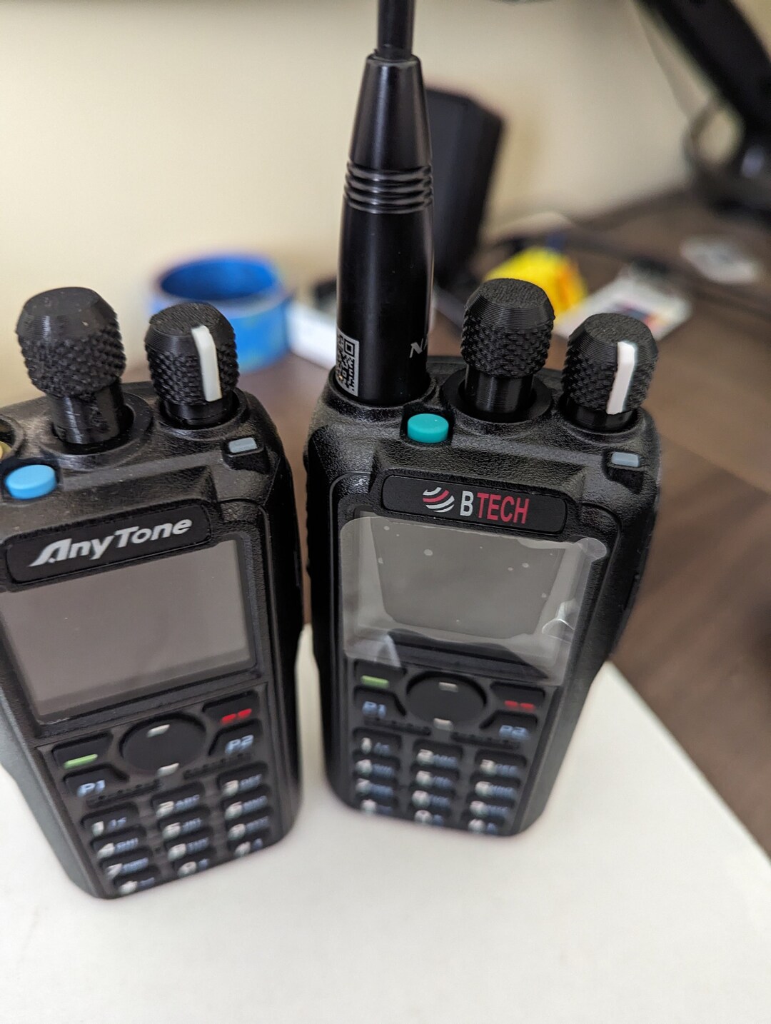 Anytone 878UV Replacement Knurled Knobs | Btech DMR-6X2 | Multiple ...