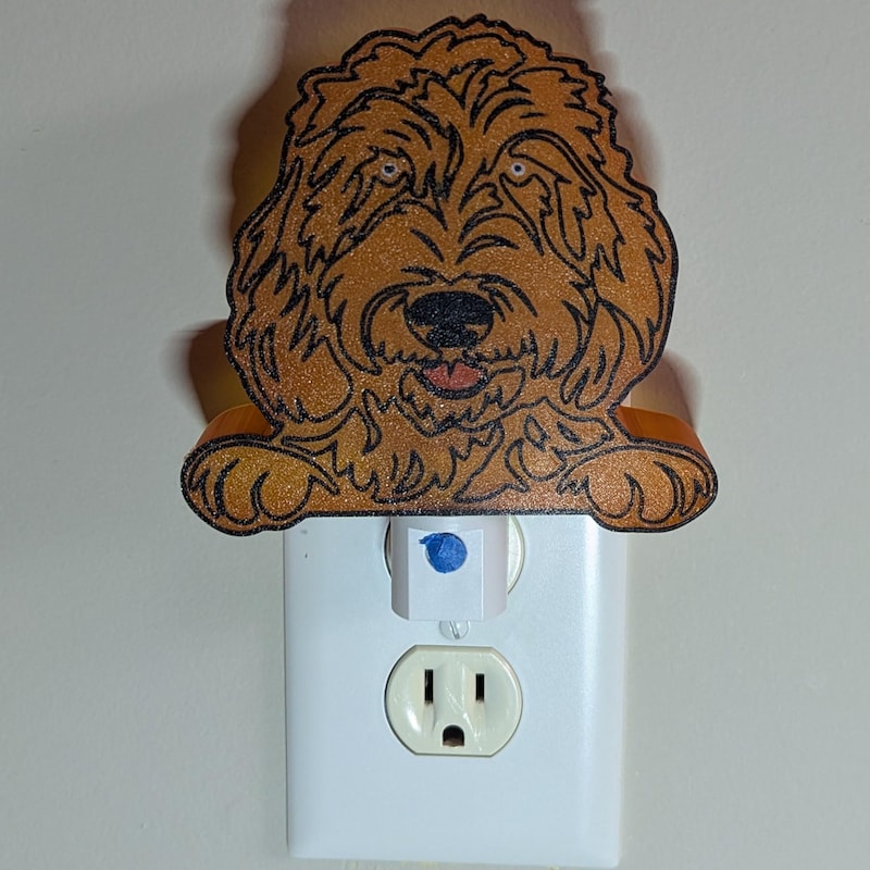 Goldendoodle Lamp - Etsy