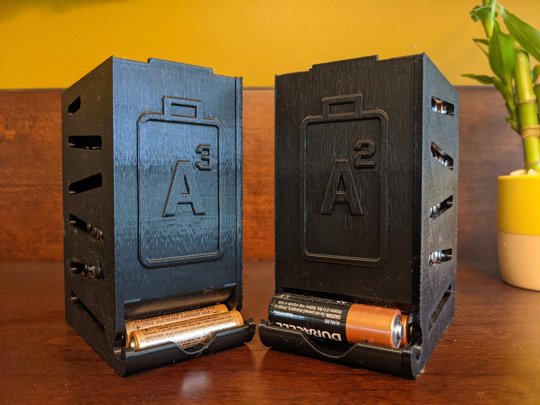 AA, AAA Battery Dispenser - Organizer - Storage Container - Etsy