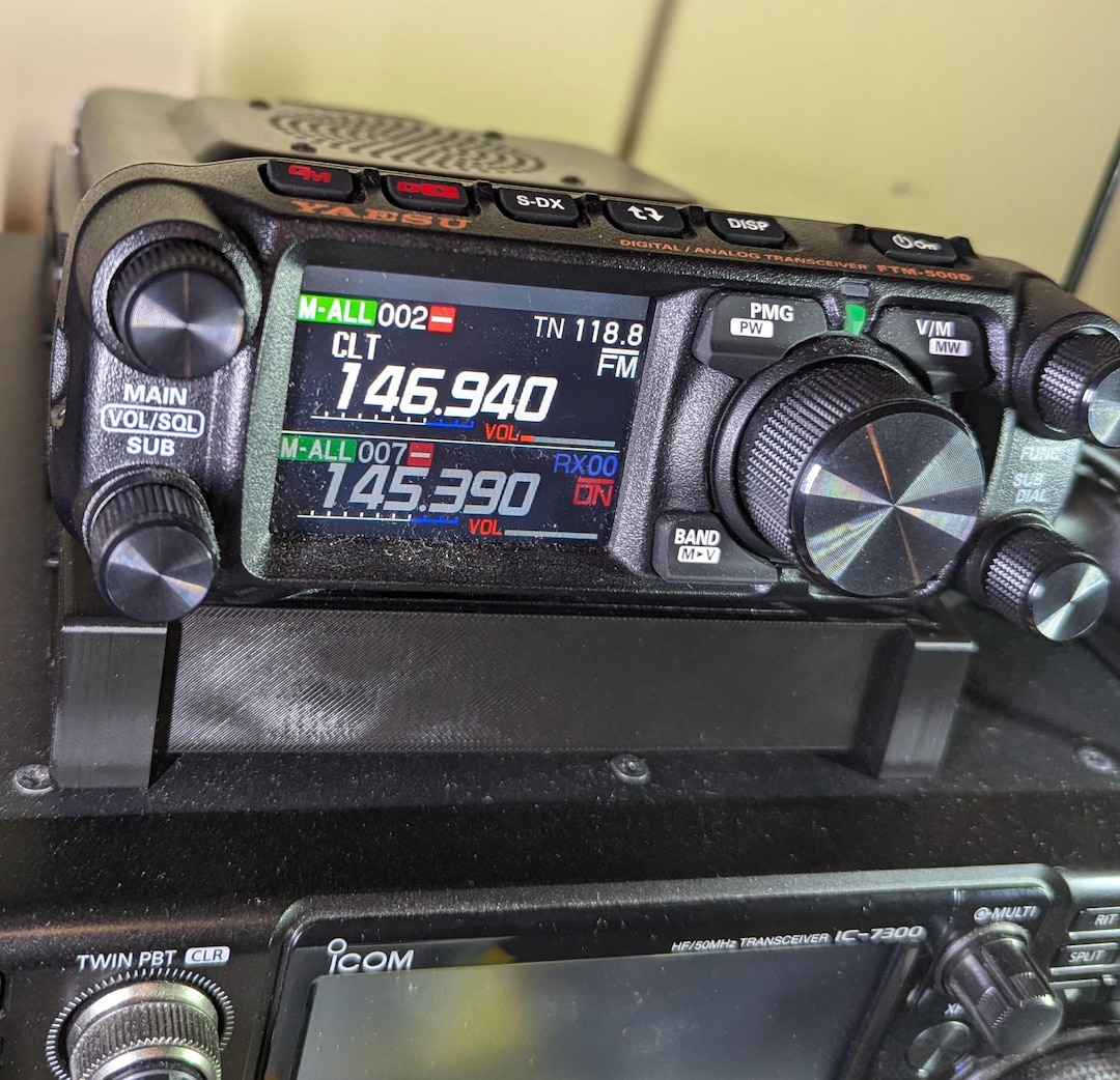 Yaesu FTM-500 Radio Desk Stand: 3D Printed Amateur Radio Mount - Etsy