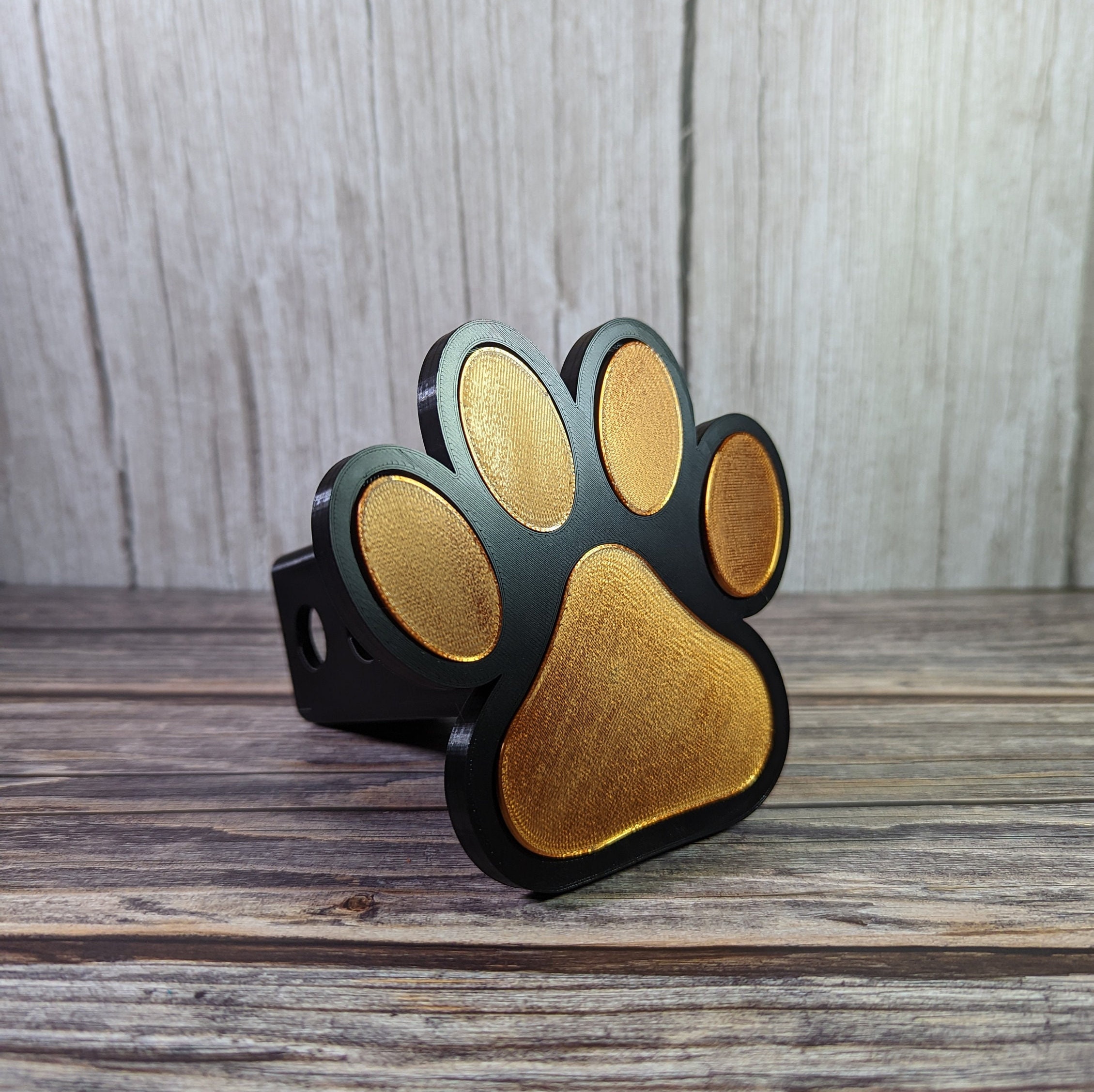 3D Printed Dog Paw Print Trailer Hitch Covers. Toe Beans | Puppy Print ...