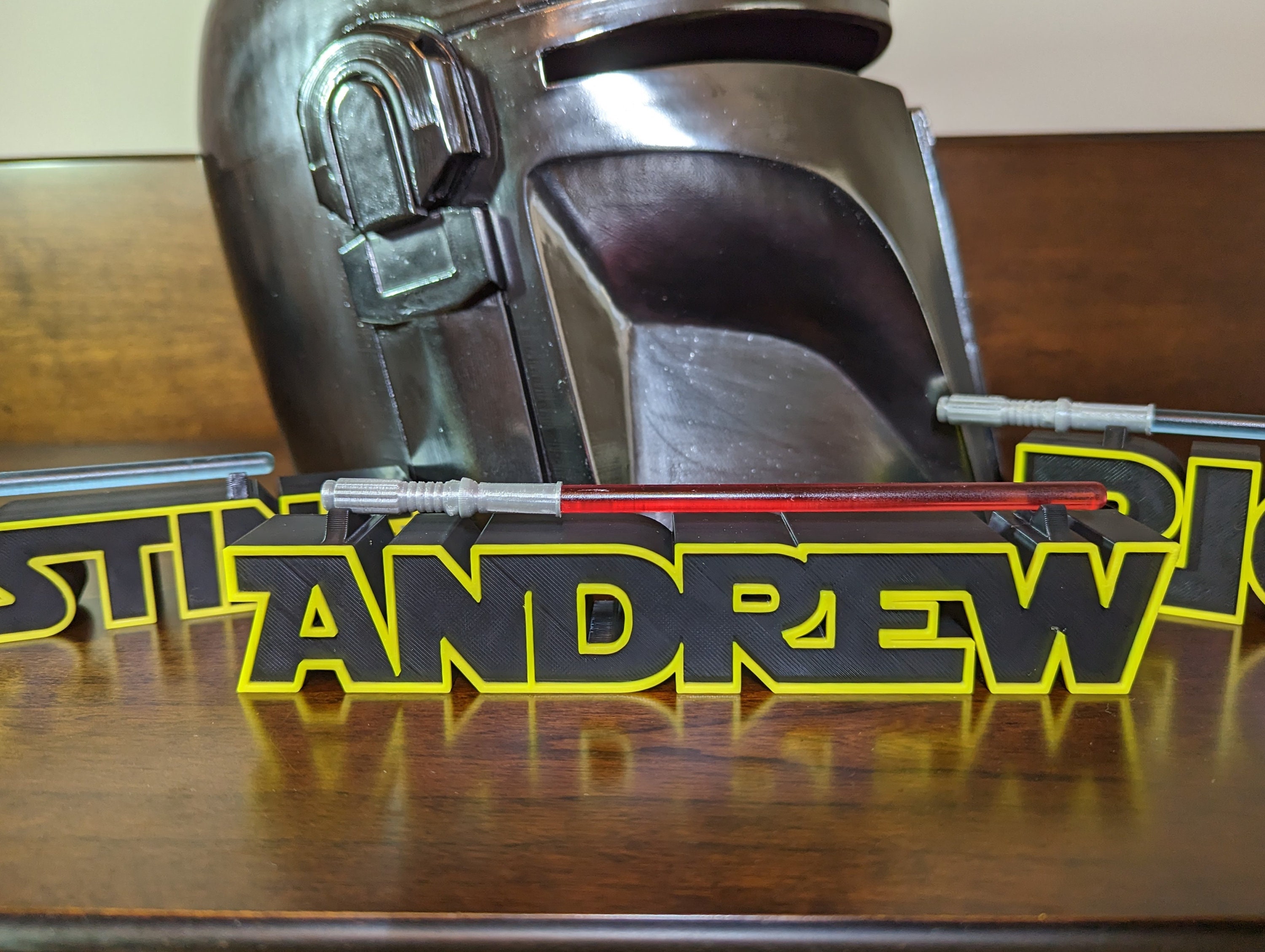 Custom Star War Theme Desk Sign Your Name in Star Wars Font - Etsy