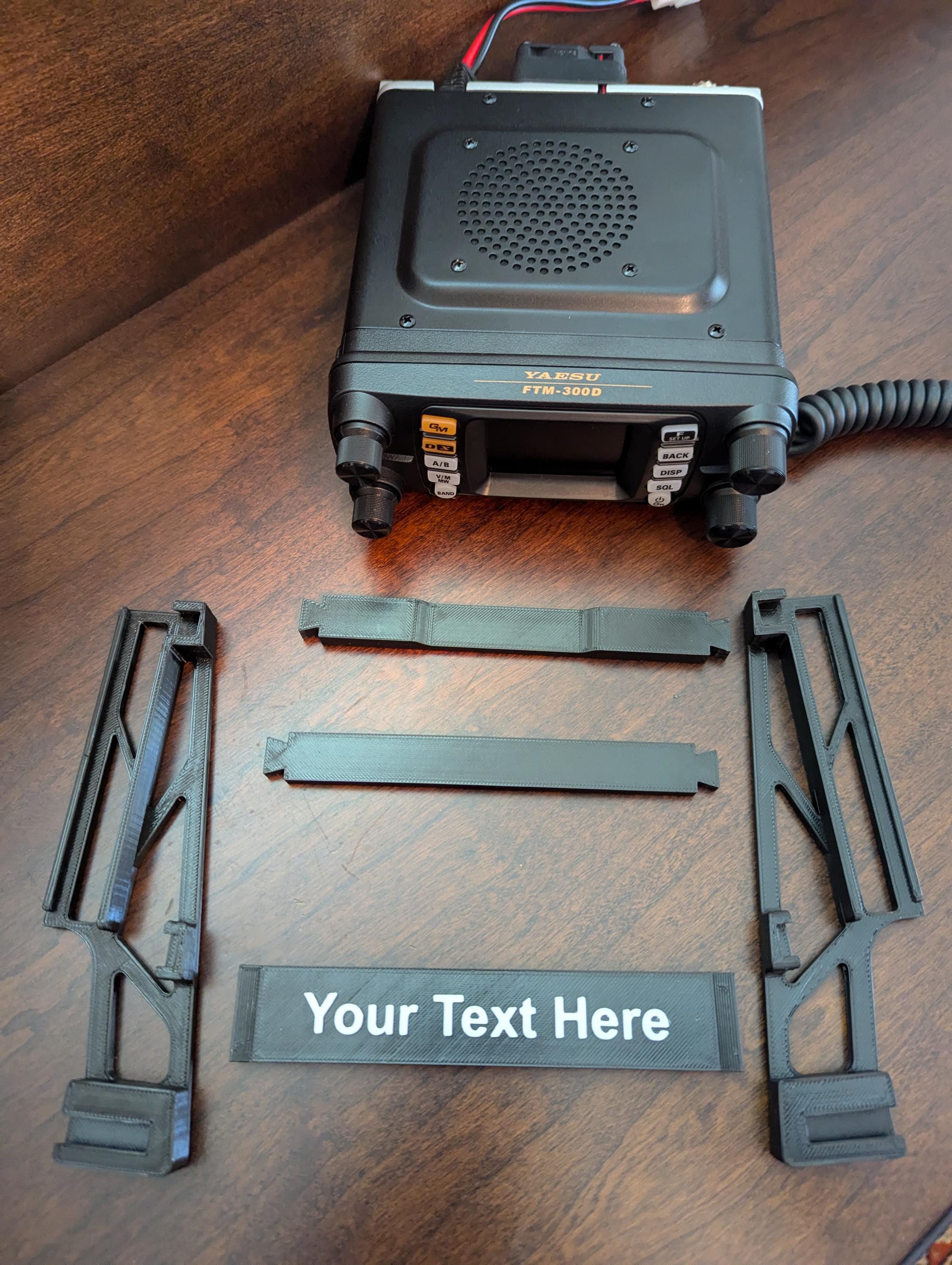 Yaesu FTM-300 Radio Desk Stand: 3D Printed Amateur Radio Mount - Etsy