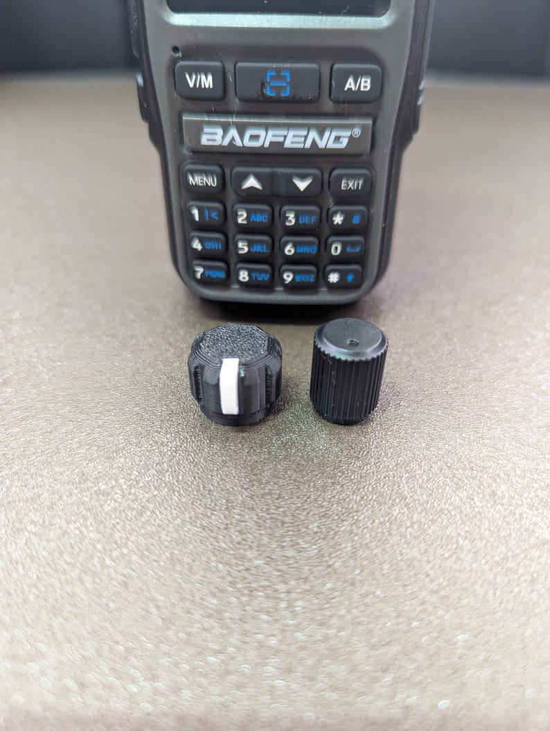 Baofeng UV-5R Mini Knob: Ribbed Textured With Index Mark - Etsy