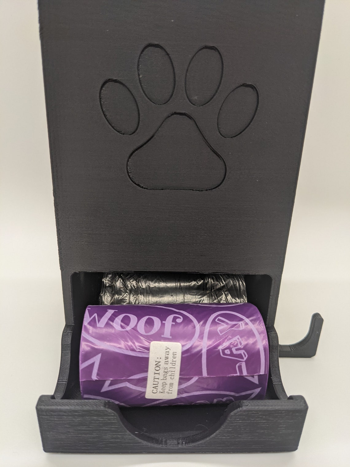 Wall mount doggie poop bag dispenser Poop bag storage | Etsy