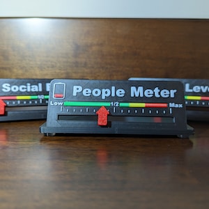 Social Battery Desktop Indicator | People Meter |show Your Mood ...