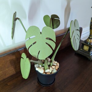 Monstera Plant/coasters |albo Colors | 3D Printed Plant With Magnetic ...