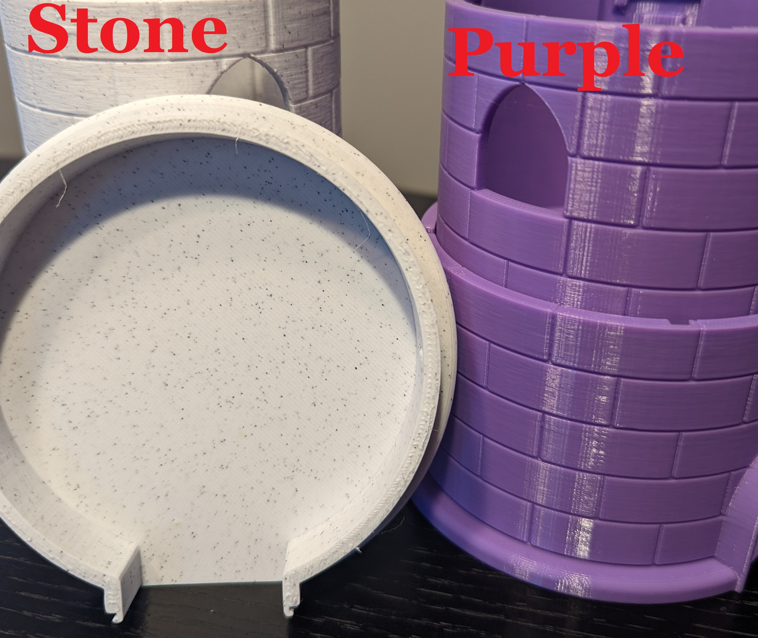 3D Printed Collapsible Castle Dice Tower | Etsy