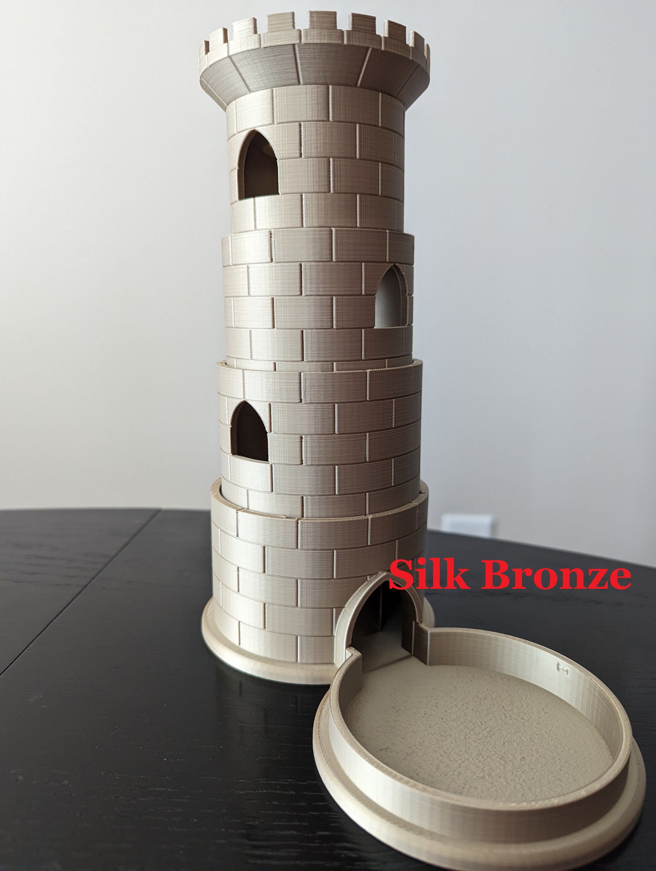 3D Printed Collapsible Castle Dice Tower | Etsy