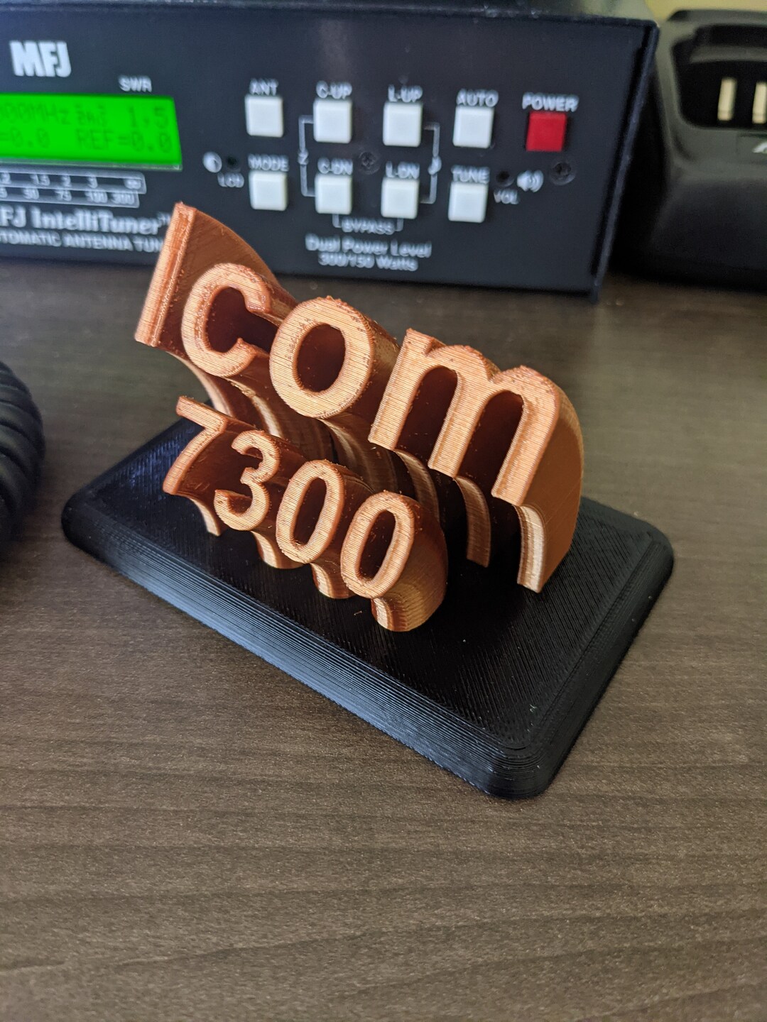 Custom 3D Printed ICOM Plaque - Etsy