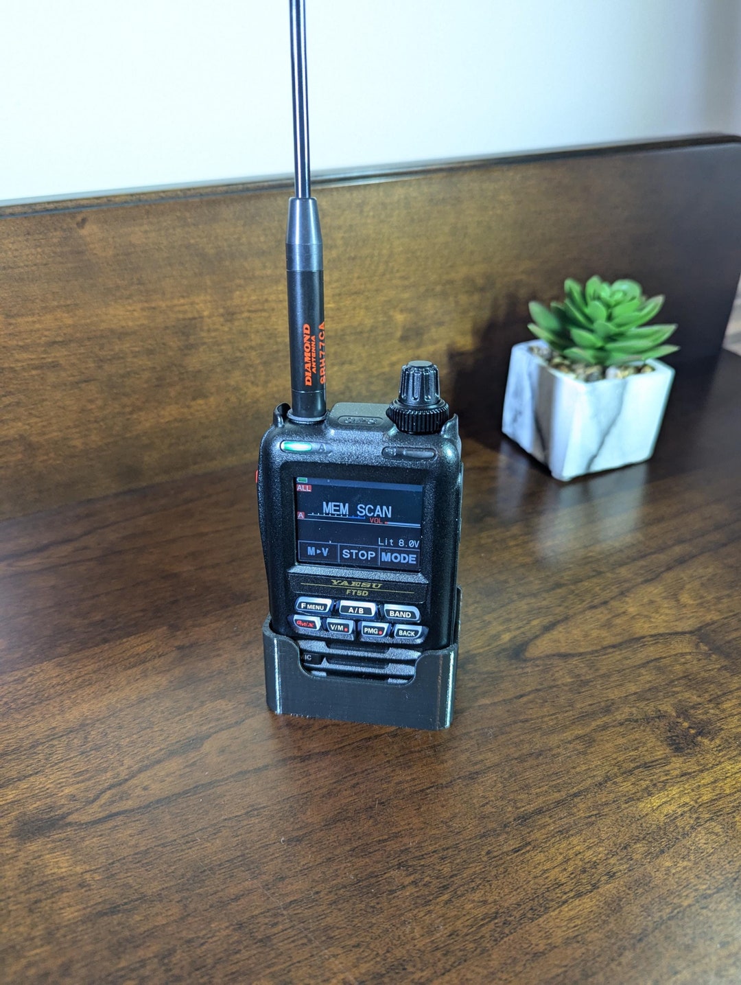 Yaesu FT5D Desk Stand: Angled PLA Ham Radio Holder - Etsy