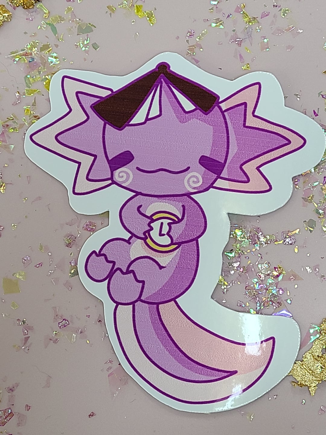 Axolotl Karl Dsmp Sticker - Etsy