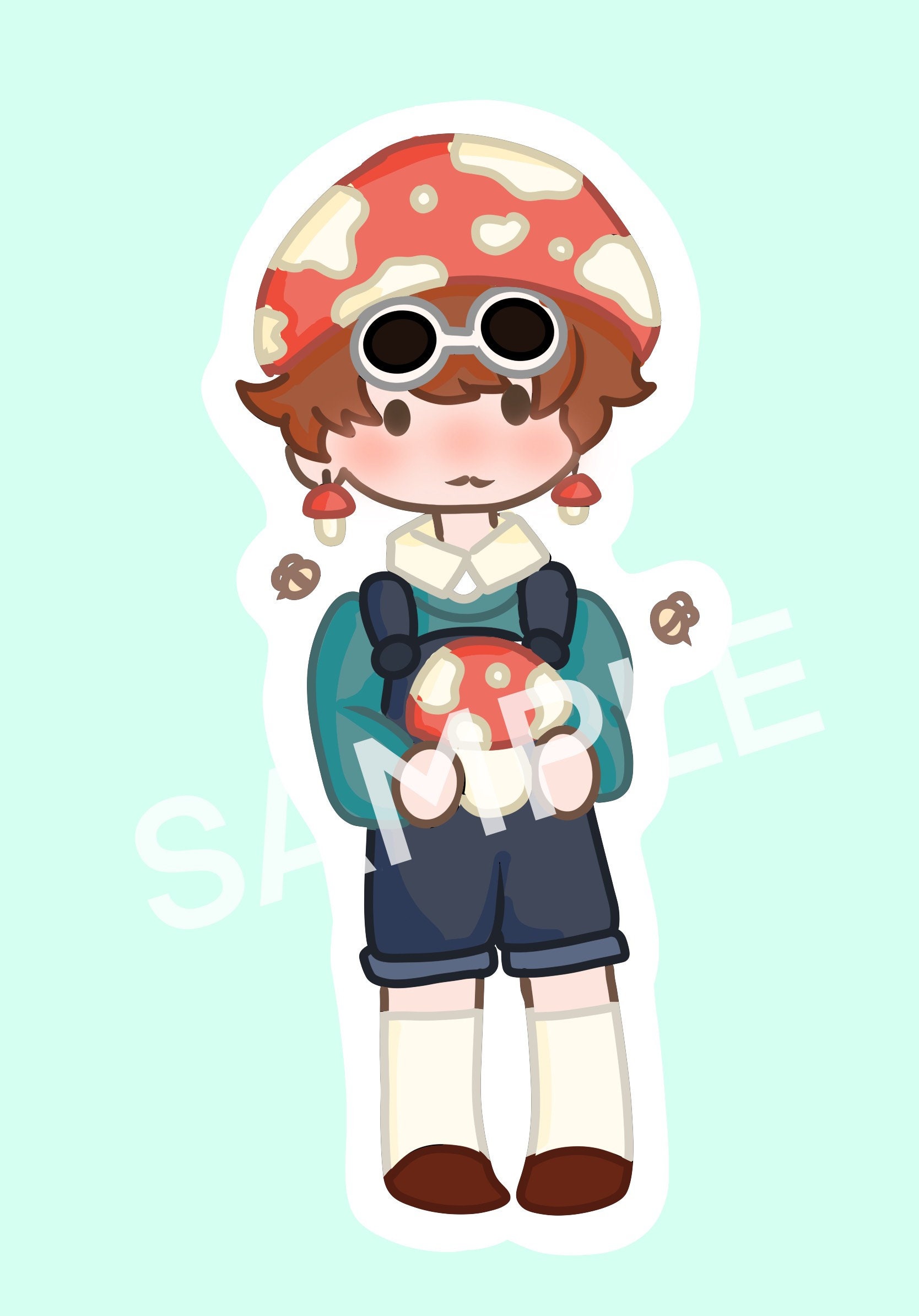 Gogy Mushroom Dsmp Sticker - Etsy