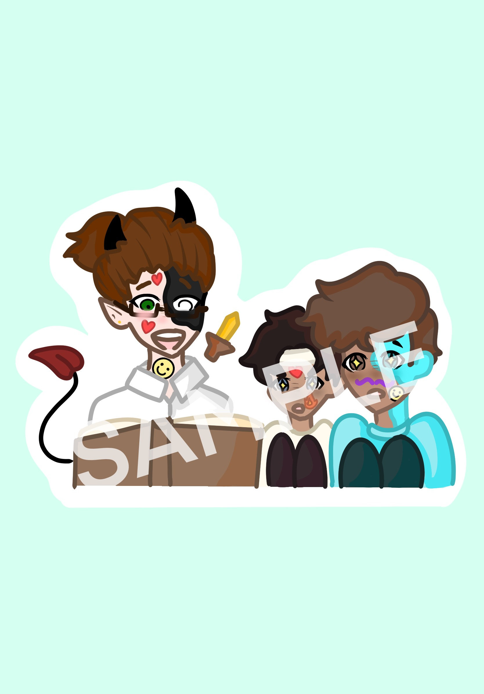 Skephalo Family Sticker - Etsy