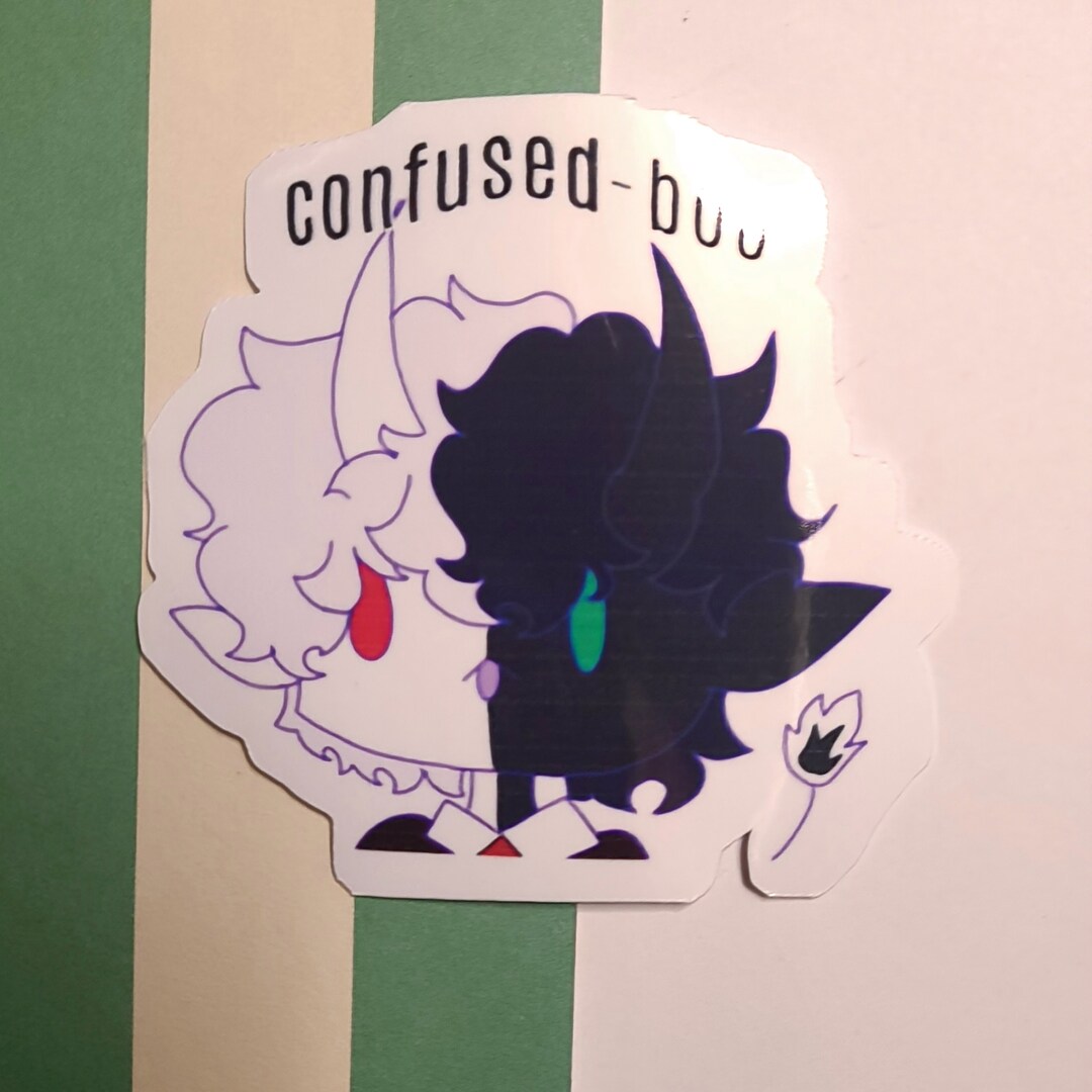 Confused-boo Dsmp Sticker - Etsy