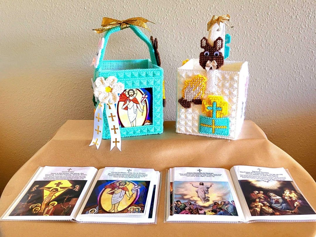 Easter Basket Christian Coptic Orthodox Gift for Kids With 2-sided ...