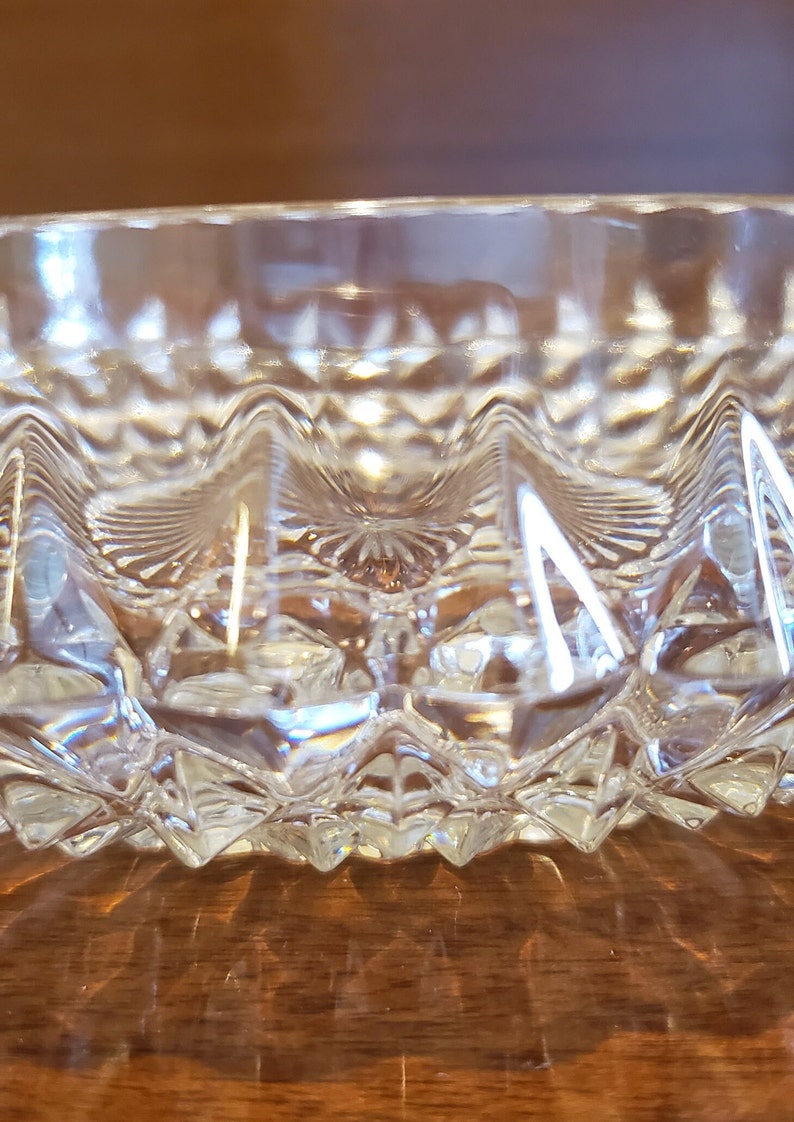 Elegant 8" Gorham Lead Crystal Bowl in the Athea Design - Etsy