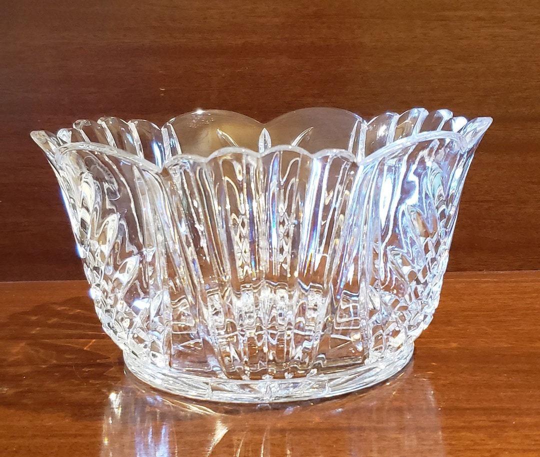 Vintage Imperial Glass Lead Crystal Bowl - Etsy