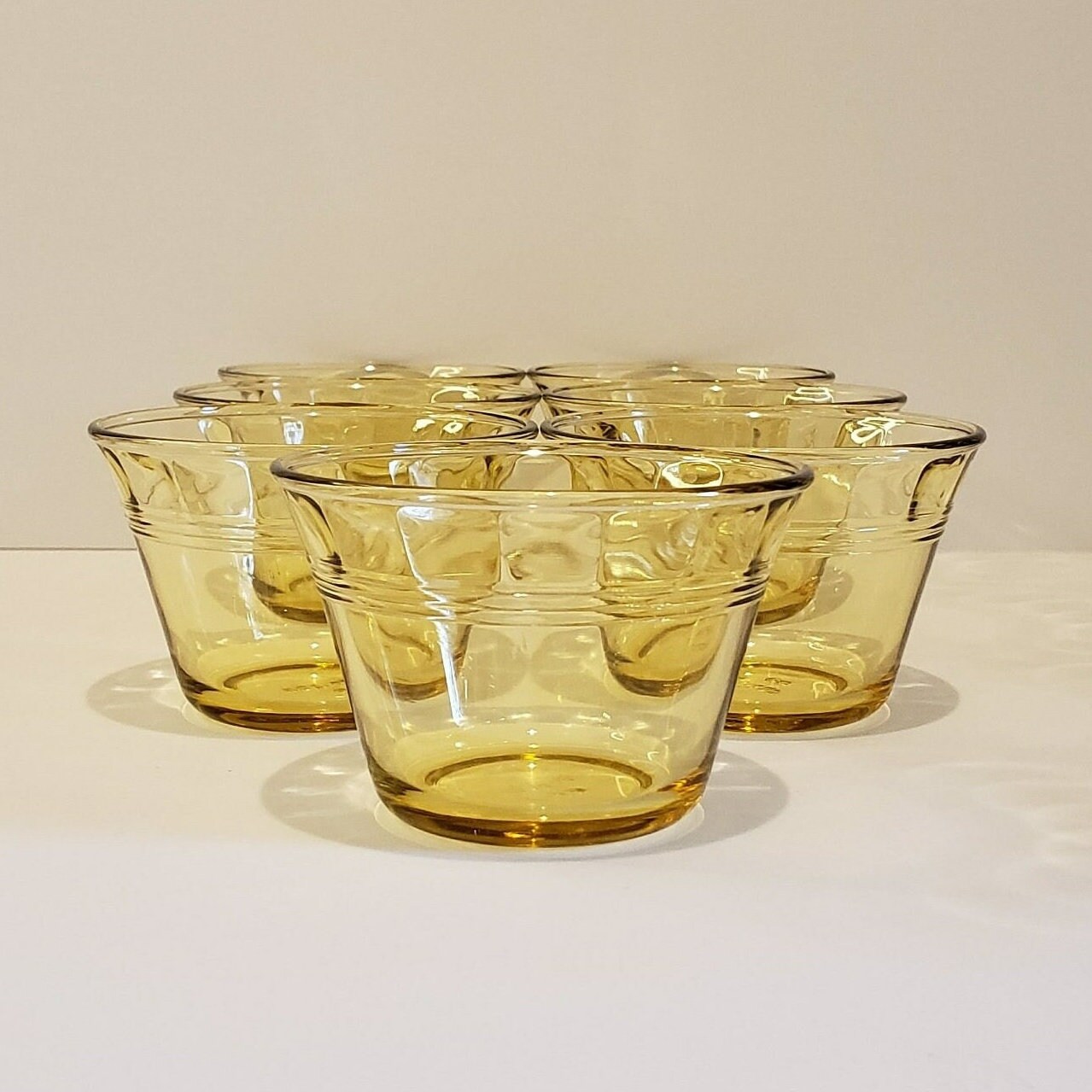 Amber Glass Custard Cups With Lids Baking Cups Individual Cups ...