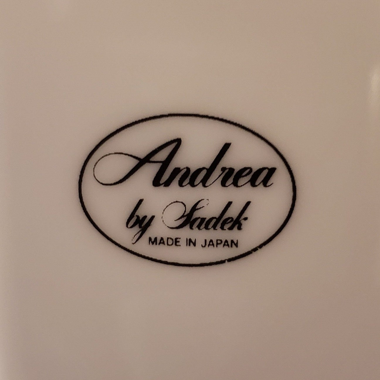 Andrea by Sadek Buckingham Pattern Porcelain 7 Dessert Plates Embossed ...