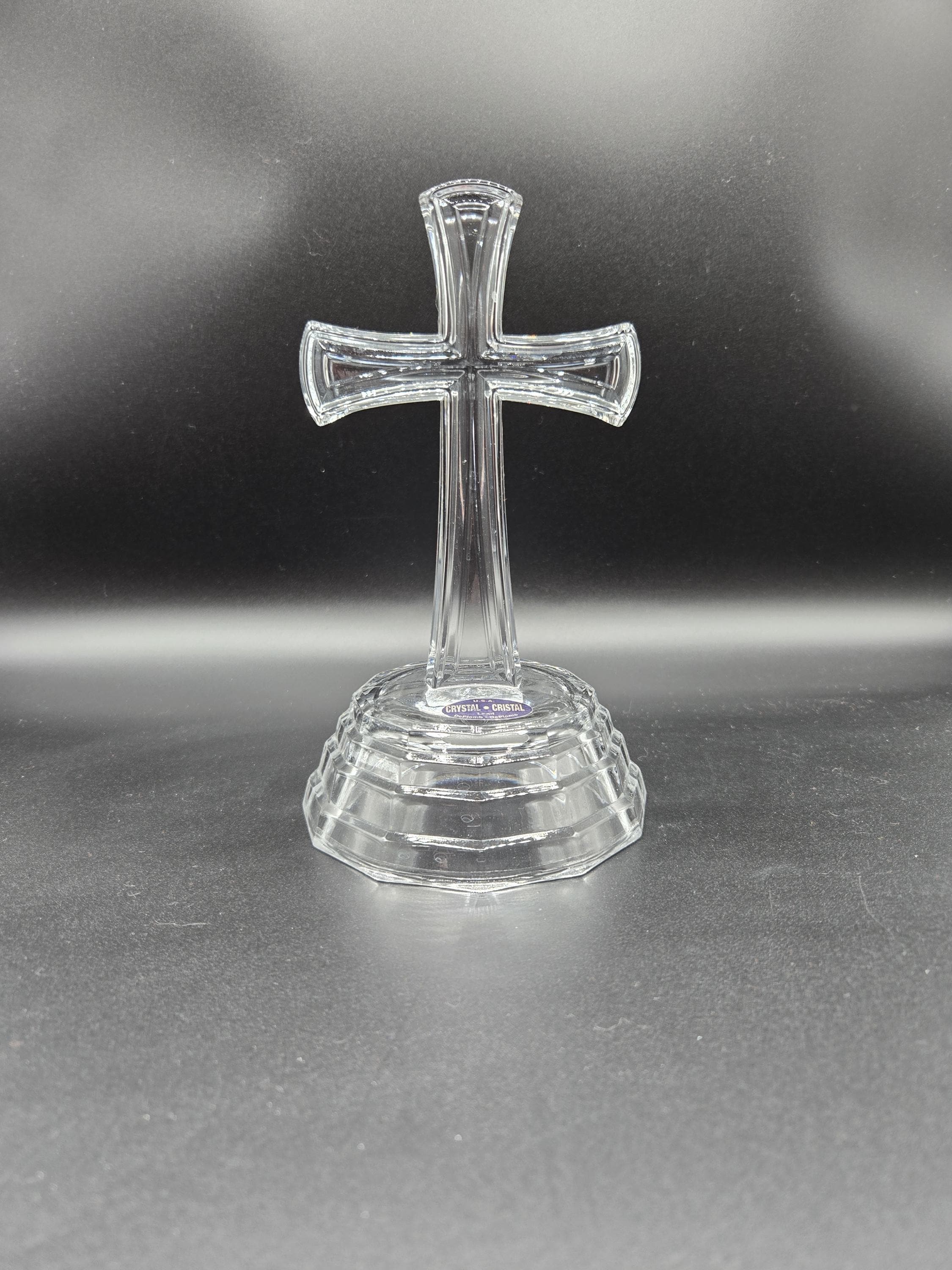 1980s Deplomb 24% Lead Crystal Table Top Cross - Etsy