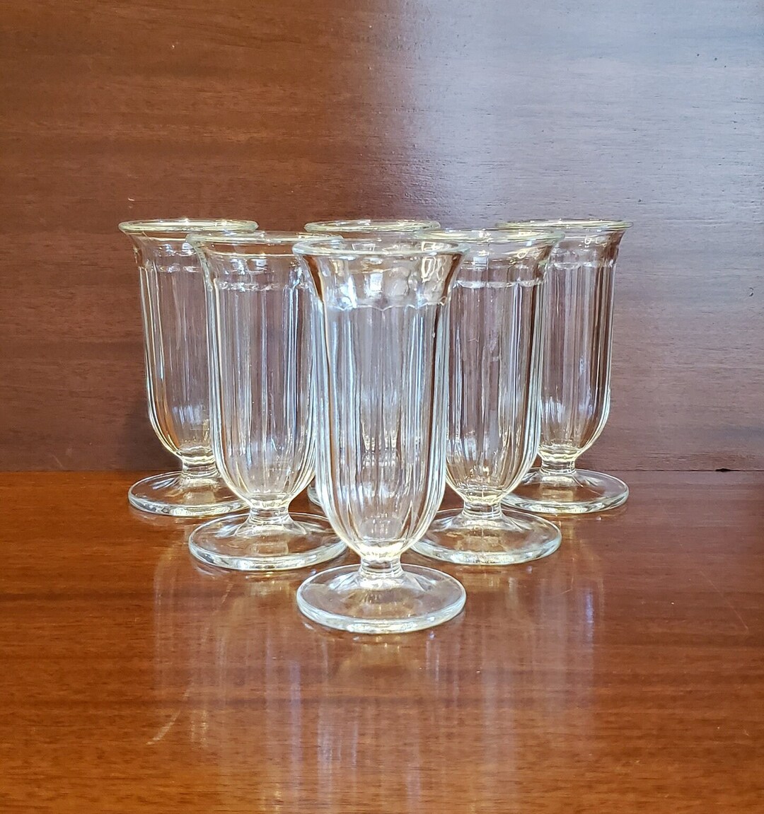 Parfait Glasses by Heisey Glass Made in the 1950s, SET OF 5 - Etsy
