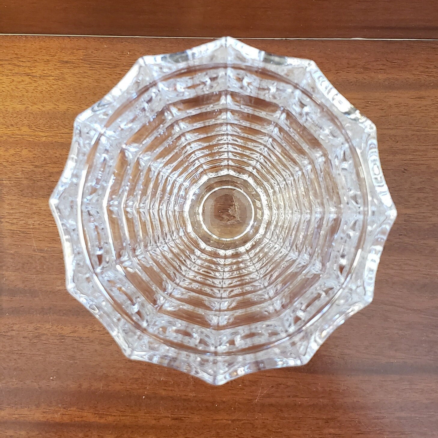 Crystal Vase by Godinger in the Windows Pattern - Etsy